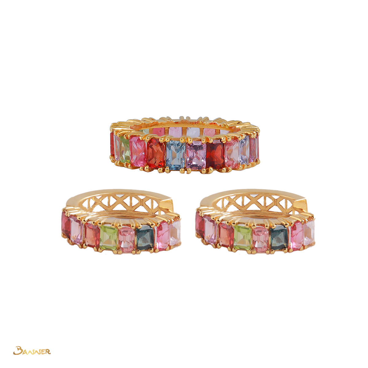 Multi-colored Spinel Set