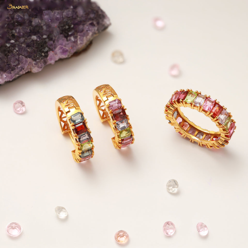 Multi-colored Spinel Set – BANNER GEMS AND JEWELLERY