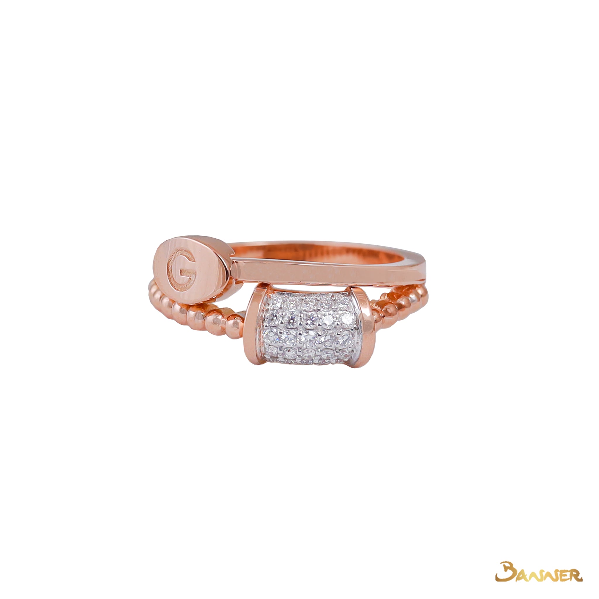 Diamond G Ring